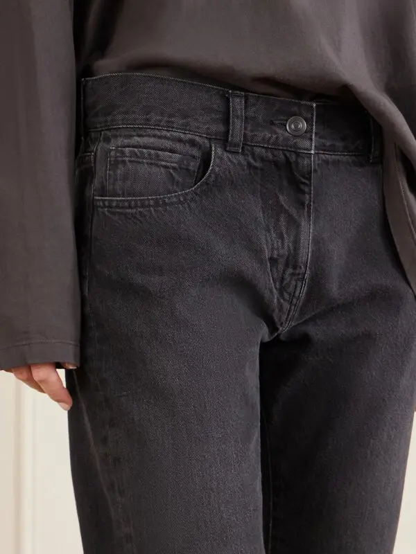 THE ROW Booker Mid-rise Straight-leg Jeans