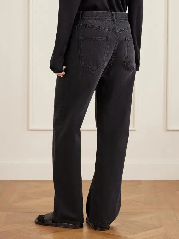 THE ROW Finbar High-rise Wide-leg Jeans