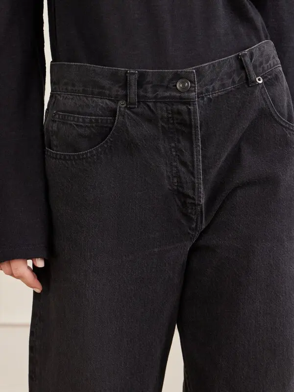 THE ROW Finbar High-rise Wide-leg Jeans
