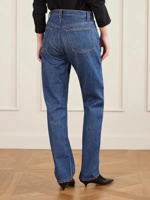 THE ROW Daciana Mid-rise Straight-leg Jeans