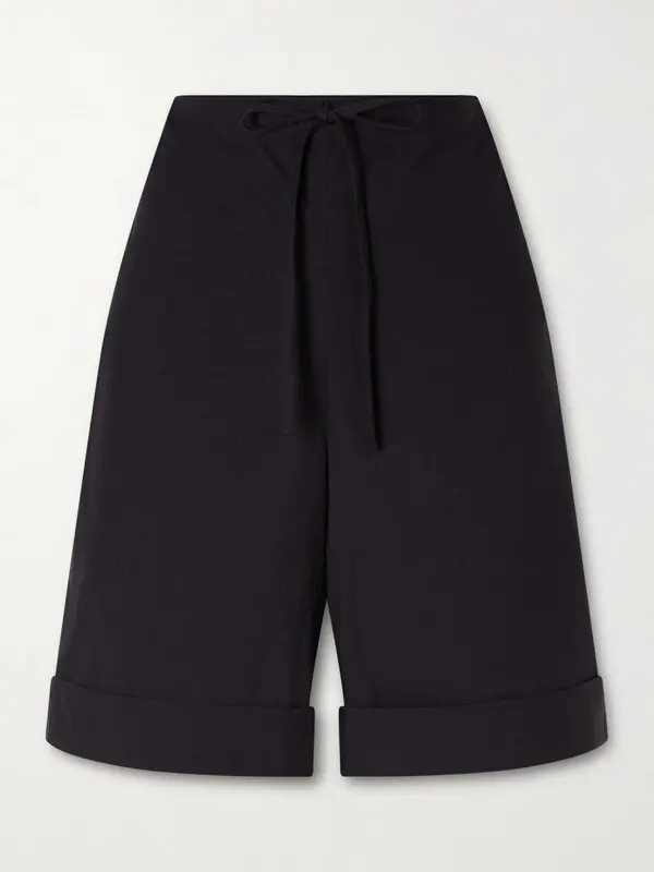 THE ROW Emiliano Cotton-poplin Shorts