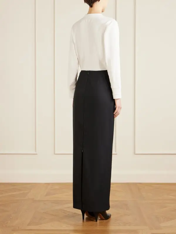 THE ROW Bartelle Wool Maxi Skirt