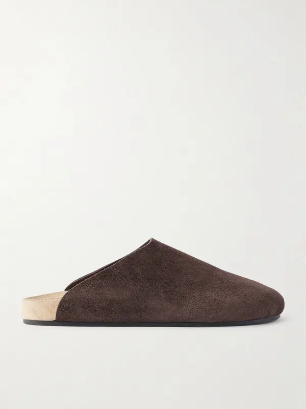 THE ROW Hudson" Suede Clogs