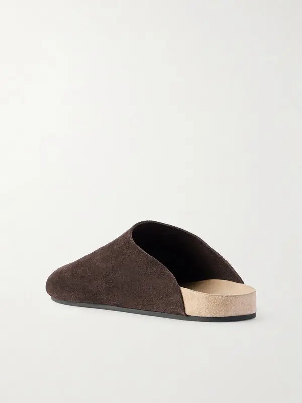 THE ROW Hudson" Suede Clogs