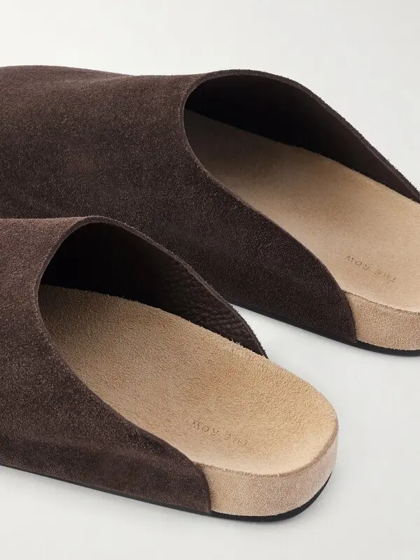 THE ROW Hudson" Suede Clogs