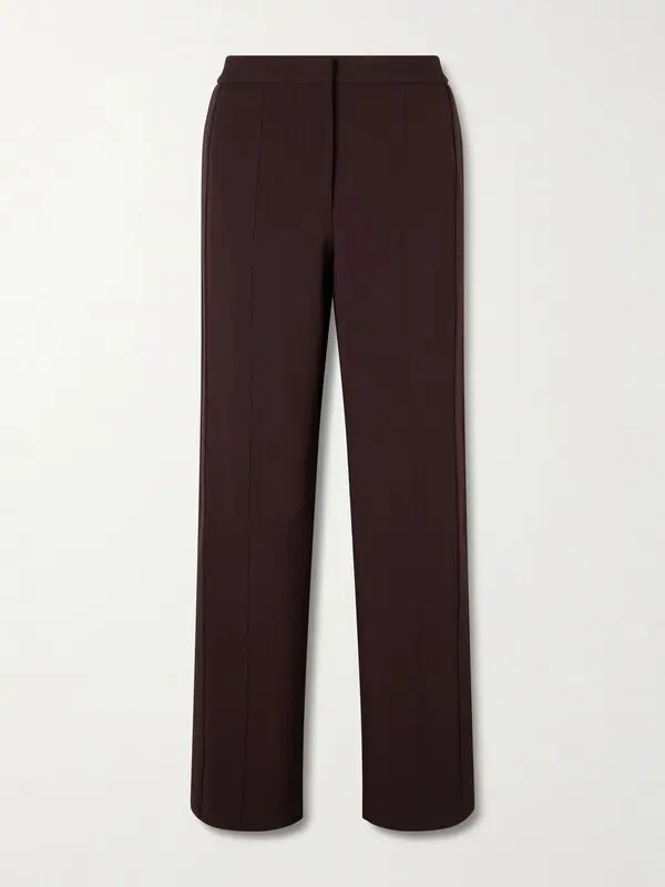 Another Tomorrow Stretch-jersey Straight-leg Track Pants