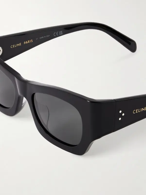 Celine Square-frame Acetate Sunglasses - Black