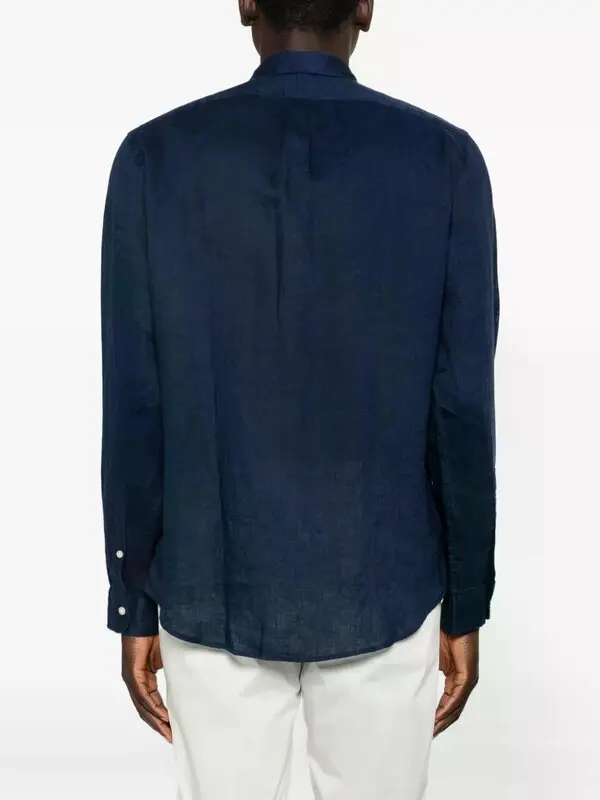 Polo Ralph Lauren Button-down Shirt With Logo Detail - Blue
