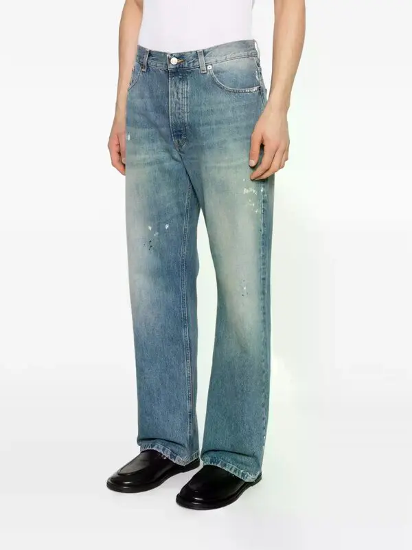 JEANERICA Splatter Detail Denim Jeans