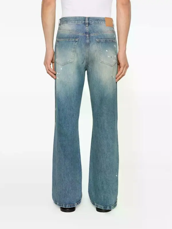 JEANERICA Splatter Detail Denim Jeans