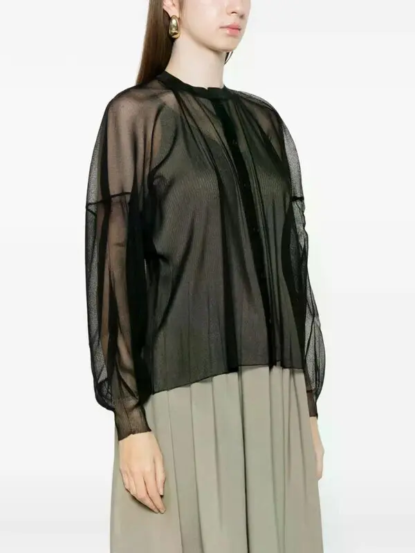 CFCL Cascade Lucent Buttoned Panelled Top