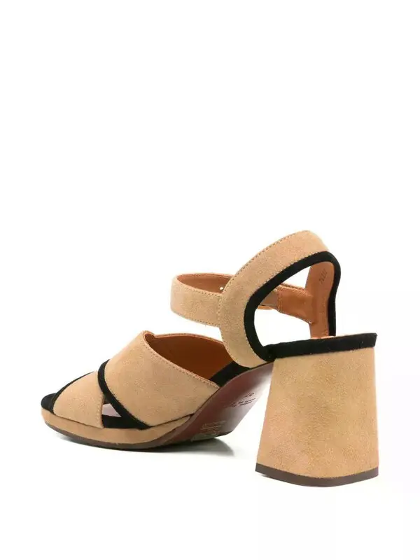 Chie Mihara Oendi Criss-cross Strap Sandals - Neutrals