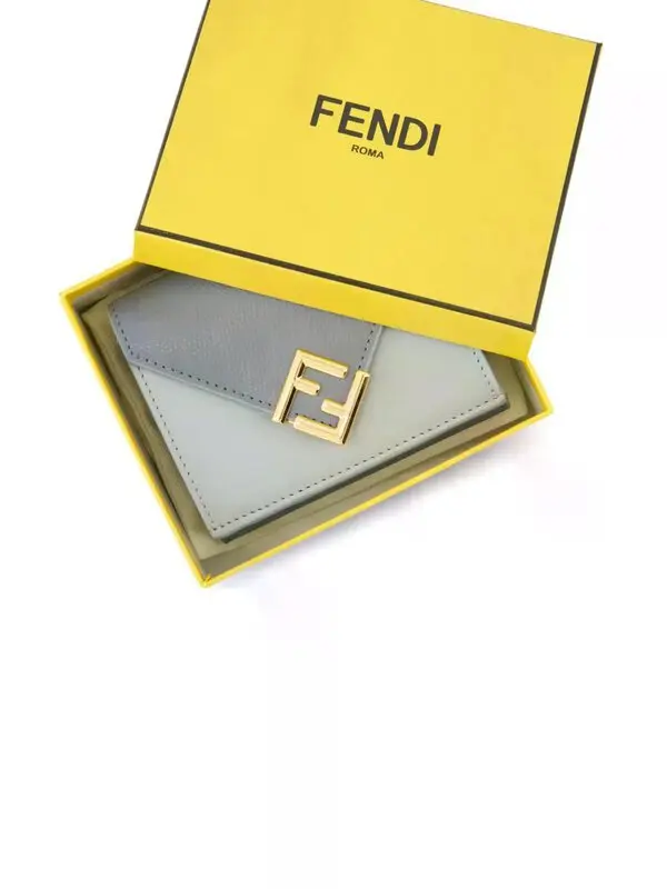 Fendi Ff Diamonds Wallet - Blue