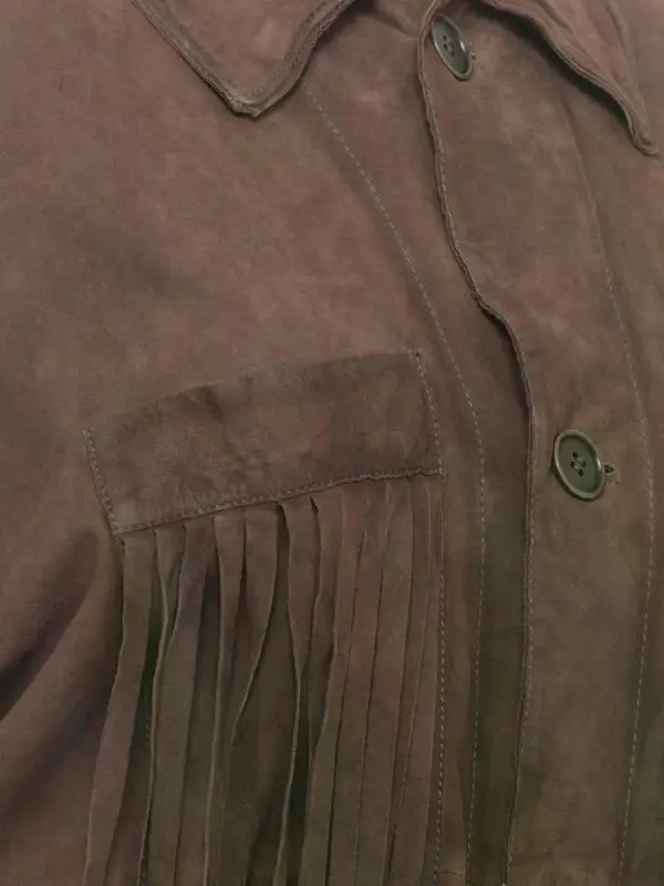 P.a.r.o.s.h Fringed Leather Jacket