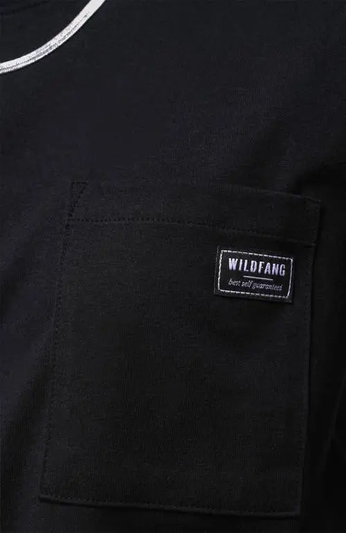 WILDFANG The Everyday Pocket Tee - Black