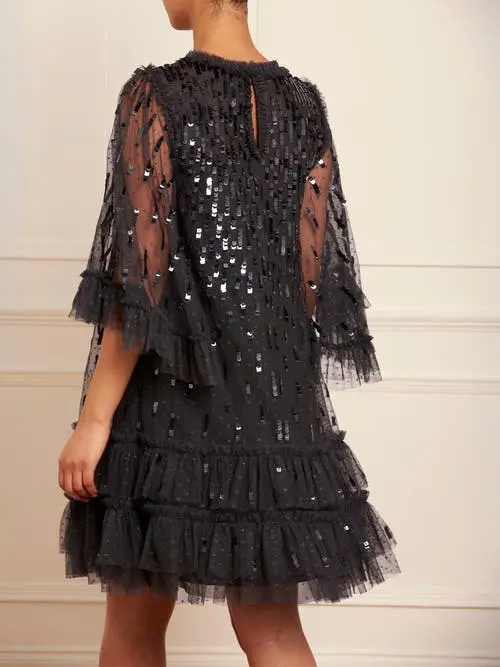 NEEDLE & THREAD Sequin Mini Dress