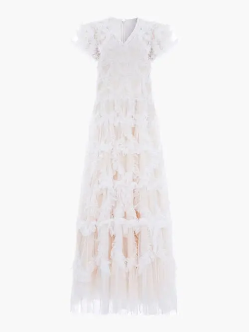 NEEDLE & THREAD Amorette V-neck Gown