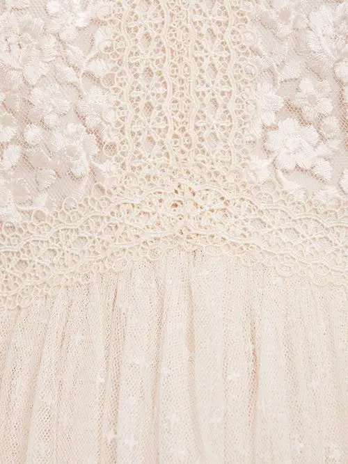 NEEDLE & THREAD Celestia Ribbon Bodice Maxi Dress