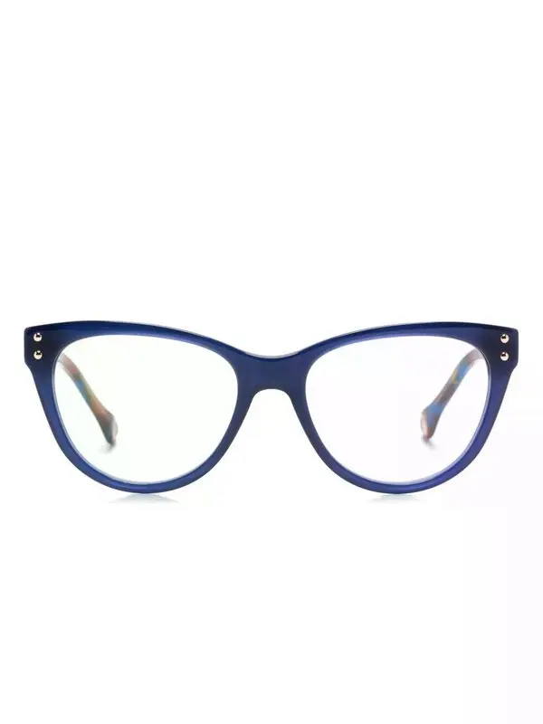 Carolina Herrera Cat-eye Frame Eyeglasses - Blue