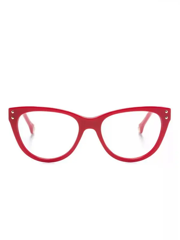 Carolina Herrera 256 Cat-eye Eyeglasses - Red