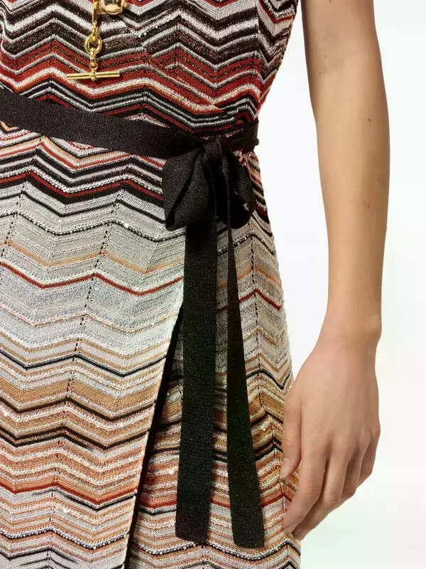 Missoni Chevron Halterneck Dress