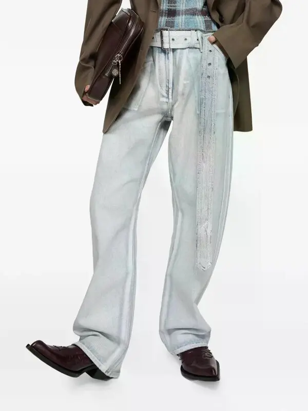 Acne Studios Belted Five-pocket Jeans