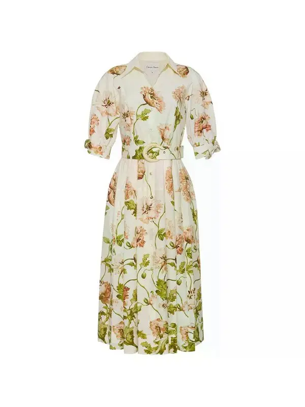 Cara Cara Caro Belted Midi Dress
