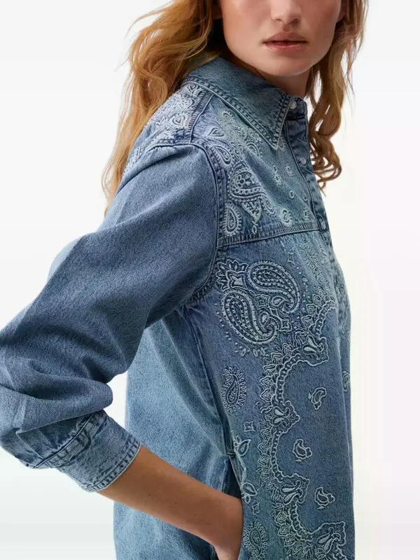 Liu Jo Embroidery Denim Shirt