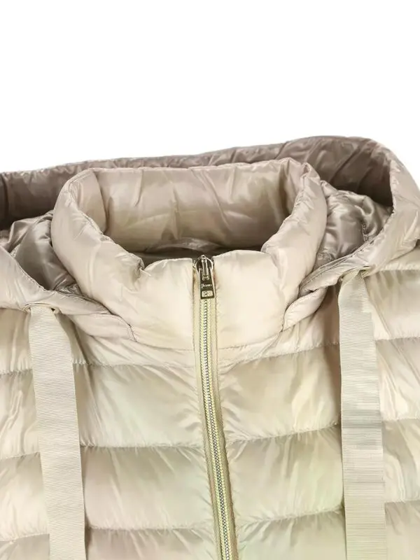 Herno Quilted Hooded Gilet - Neutrals
