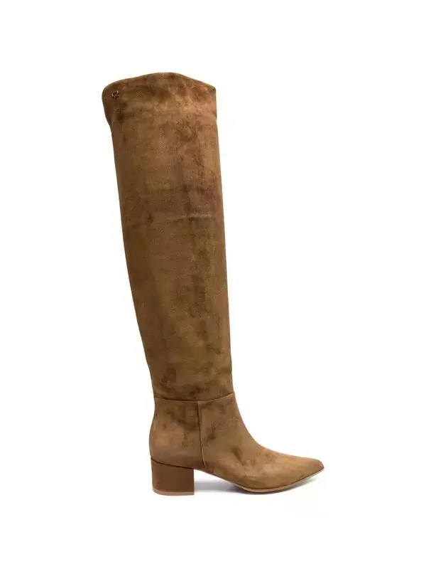 GIANVITO ROSSI Pointed-toe Over-the-knee Boots
