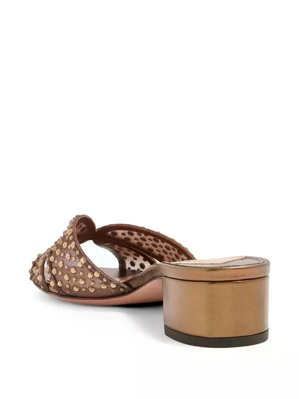 AQUAZZURA Crystal Lover Sandals