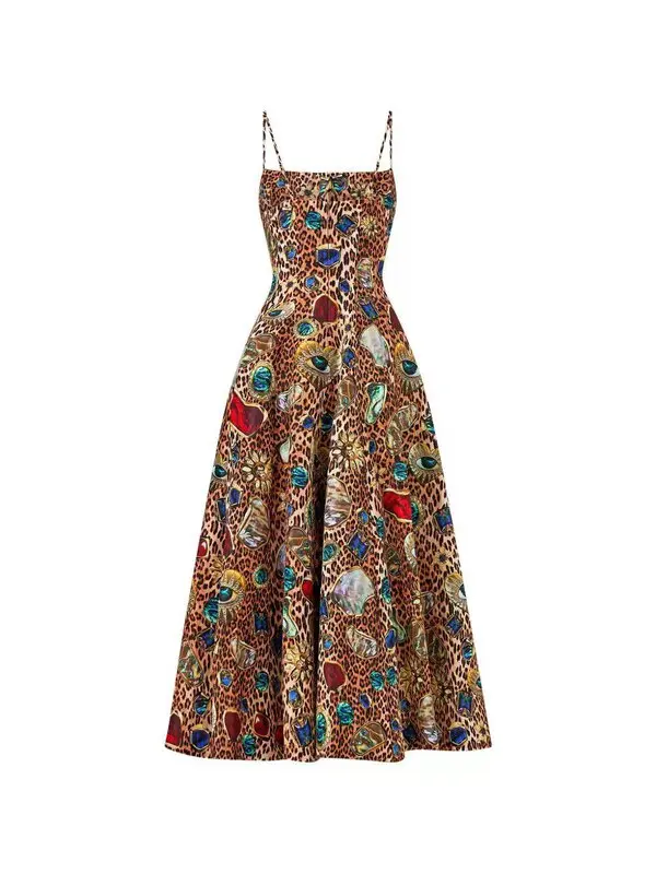 Camilla Nazar Nirvana Flared Skirt Corset Dress