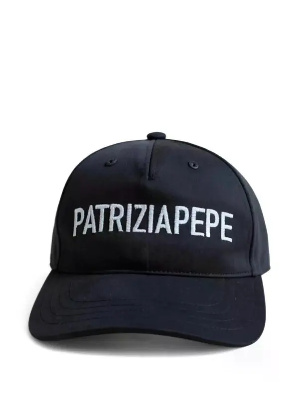 Patrizia Pepe Logo Embroidered Baseball Cap - Black