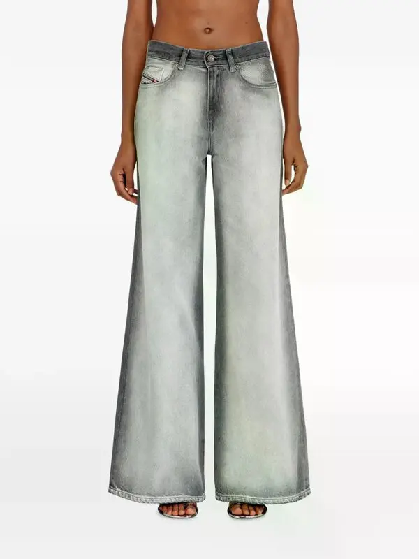 DIESEL® 1978 D-akemi Wide-leg Jeans - Black