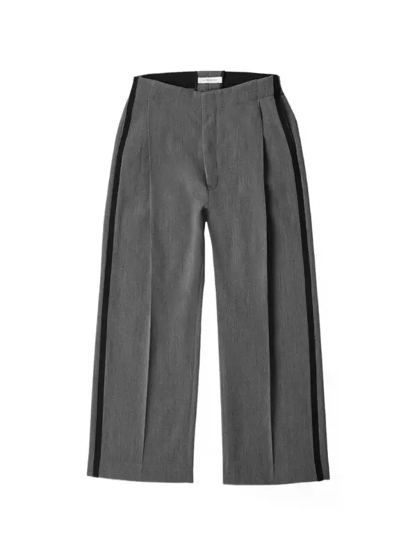 APPLIED ART FORMS Striped Pleated Trousers