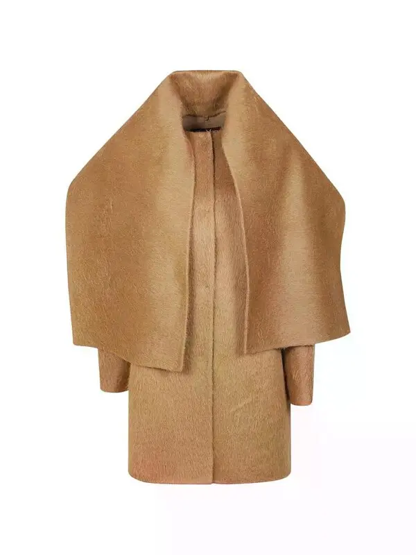 Max Mara Fiumana Long-sleeve Coat - Brown
