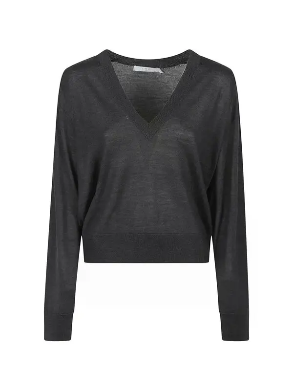 IRO PARIS V-neck Long Sleeve Sweater