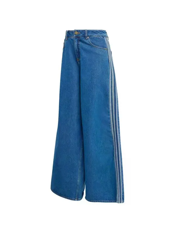 Adidas Stripe Wide-leg Jeans