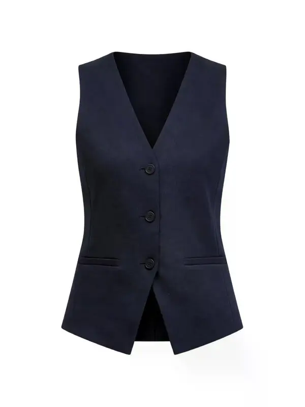 Max Mara Buttoned V-neck Waistcoat