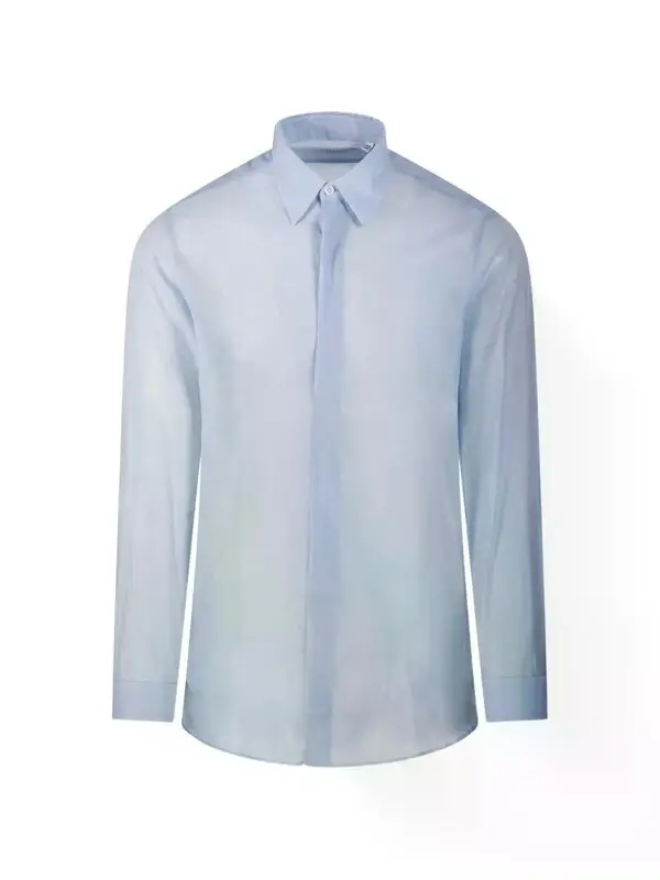 LARDINI Long-sleeve Shirt - Blue