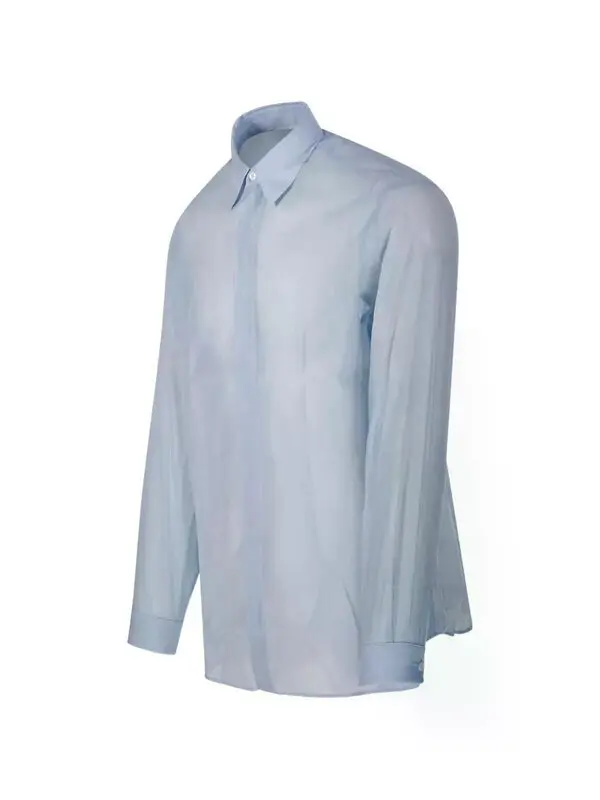 LARDINI Long-sleeve Shirt - Blue