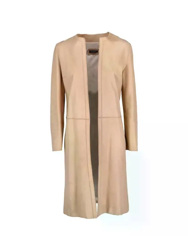 HETTABRETZ Leather Long Coat