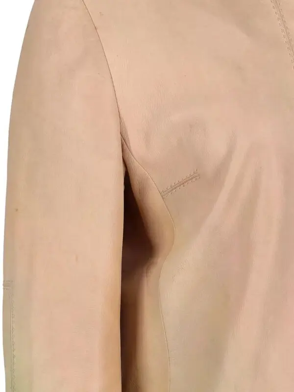 HETTABRETZ Leather Long Coat