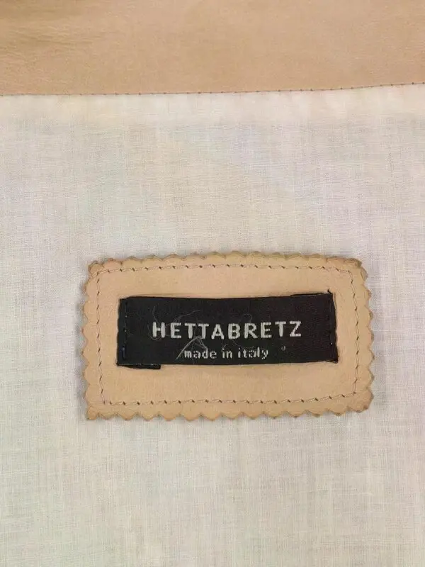 HETTABRETZ Leather Long Coat
