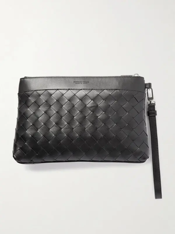 Bottega Veneta Intrecciato Leather Pouch