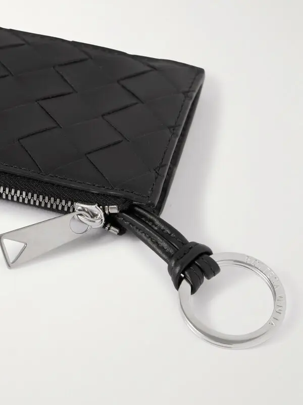 Bottega Veneta Intrecciato Leather Zipped Cardholder
