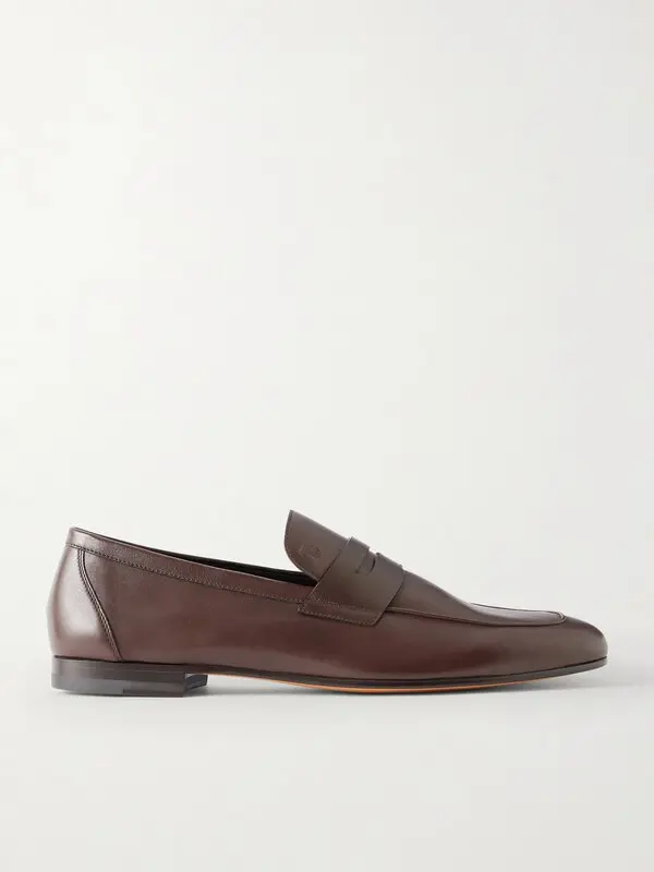 TOD'S Leather Penny Loafers