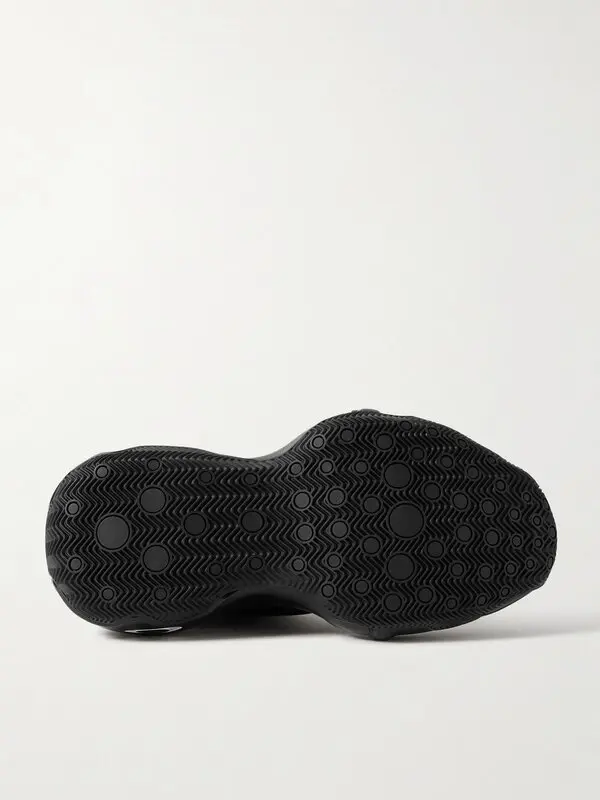 Balenciaga Basketball Neoprene-trimmed Rubber Sneakers