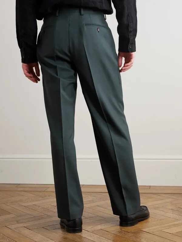 Mr P. Wide-leg Wool Suit Trousers