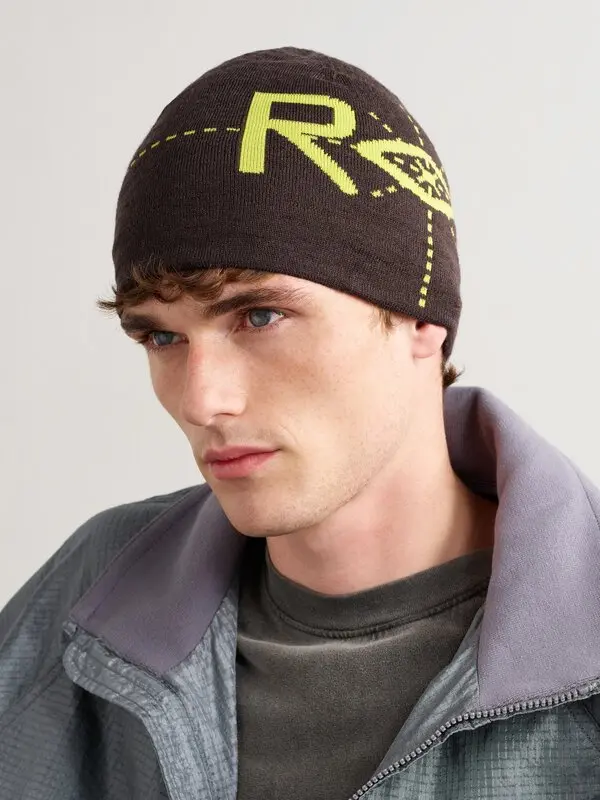 ROA Dial Jacquard-knit Virgin Wool-blend Beanie